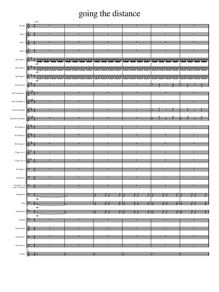 Going The Distance For Concert Band | PDF