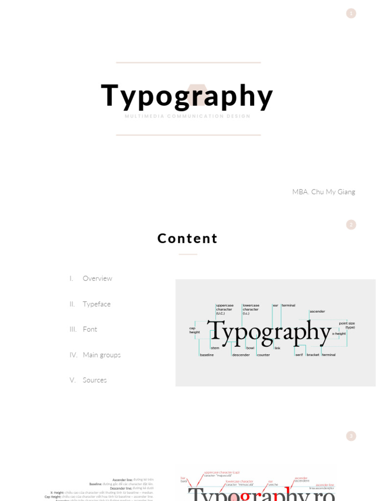 MCD Typography | PDF
