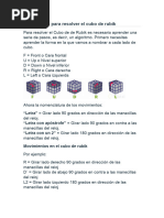 Guía para Resolver el Cubo 4x4 | PDF