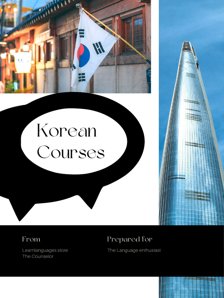 LLS Korean Brochure | PDF | Korean Language | Reading Comprehension