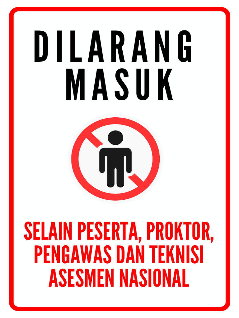 Dilarang Masuk | PDF | Teknologi & Rekayasa