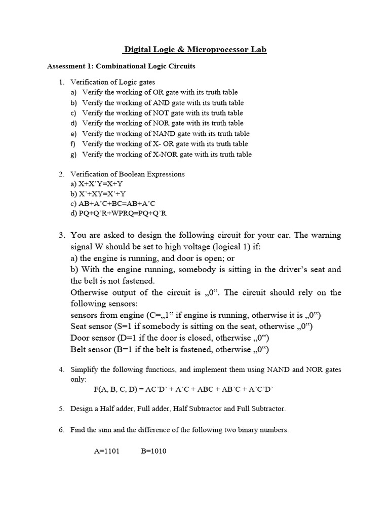 DLM Cycle Sheet | PDF | Logic Gate | Binary Coded Decimal
