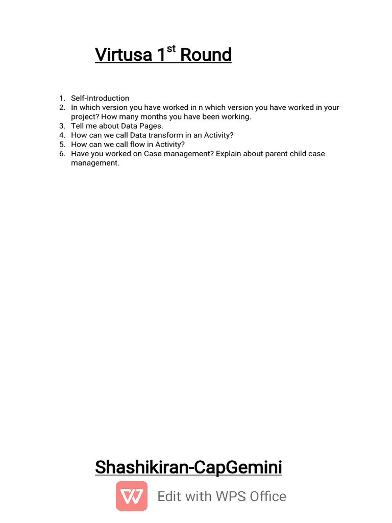 PEGA INterview Questions | PDF | Business PEGA INterview Questions | PDF | Business
