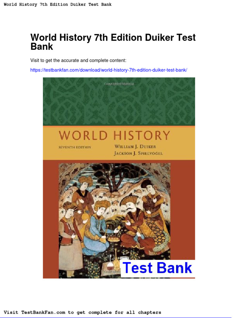Dwnload Full World History 7th Edition Duiker Test Bank PDF | PDF ... Dwnload Full World History 7th Edition Duiker Test Bank PDF | PDF ...