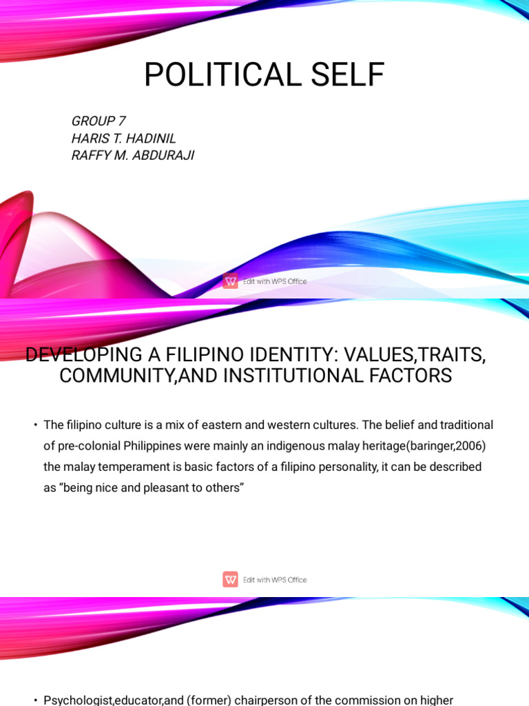Political Self | PDF | Disciplines | Philippines