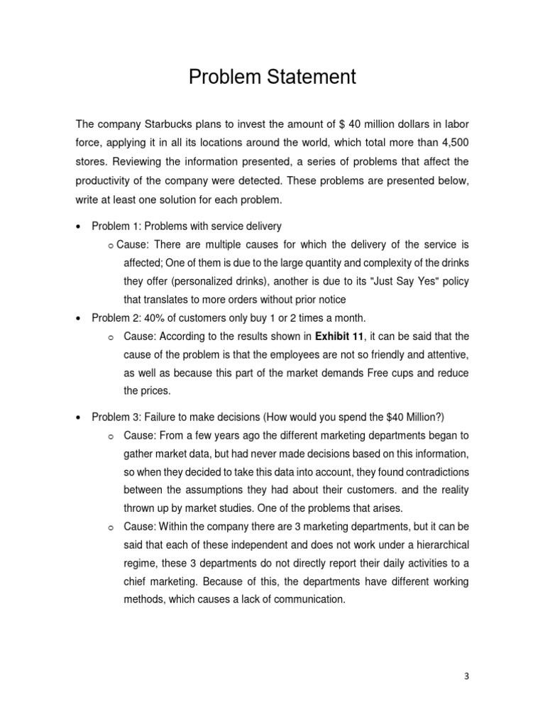 Problem Statement | PDF