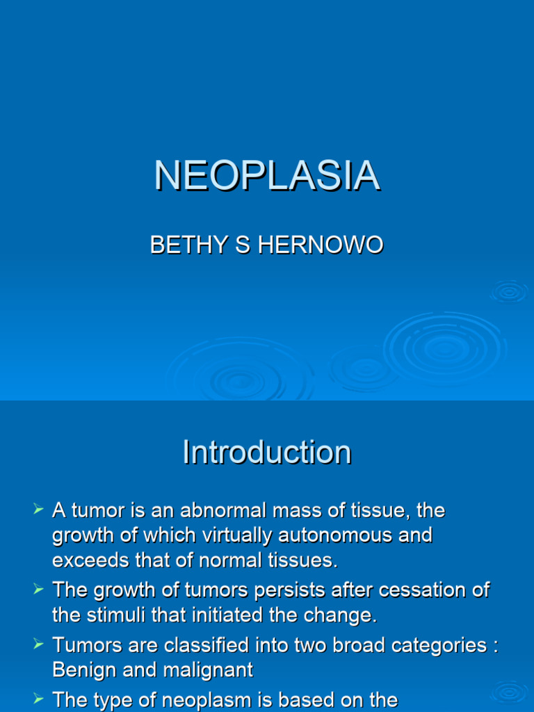 Neoplasia 2 | PDF | Neoplasms | Benign Tumor