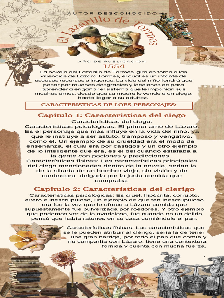 Infografía Lazarillo de Tormes | PDF