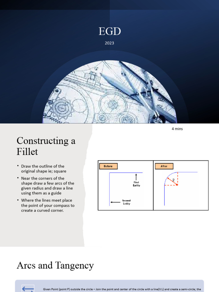 Presentation 1 | PDF | Tangent | Circle