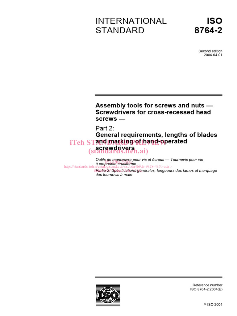 Iso 8764 2 2004 | PDF