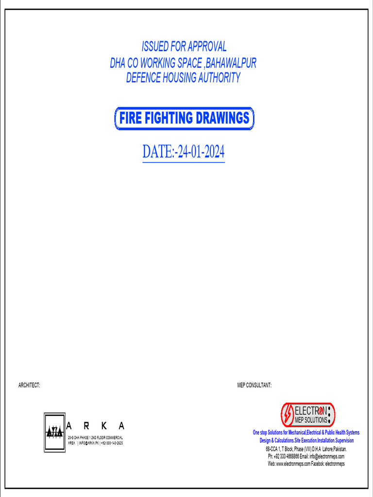 03-Fire Fighting Layout Plans | PDF