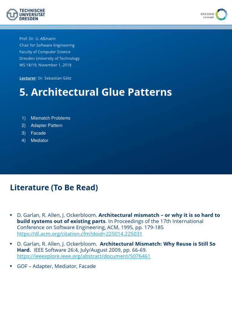 05 DPF Bridging Architectural Mismatch | Download Free PDF | Class (Computer Programming ...