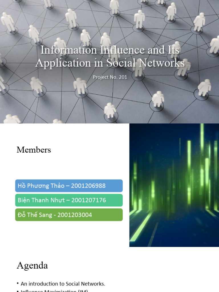 Information Influence and Its Application in Social Networks | PDF