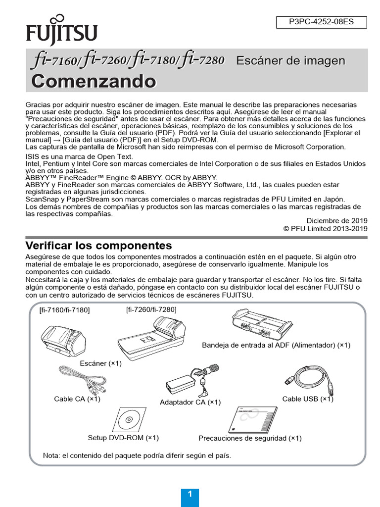 P3PC 4252 08es | PDF | Escáner de imagen | USB