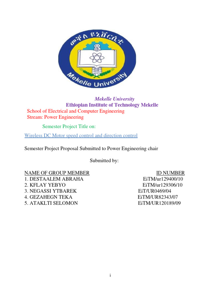 Project 1 | PDF | Electric Motor | Transistor