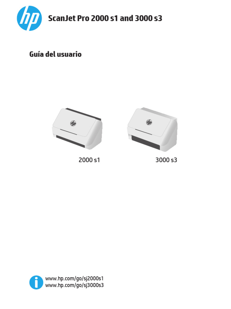 HP Scanjet Pro 3000 s3 GUÍA USUARIOS 1 | PDF | Escáner de imagen | Software
