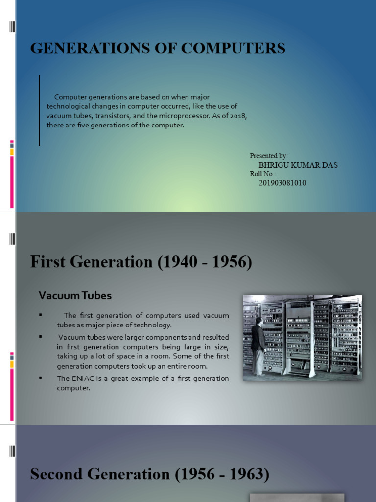 Generation of Computer by Bhrigu KR Das | PDF | Integrated Circuit | Microprocessor