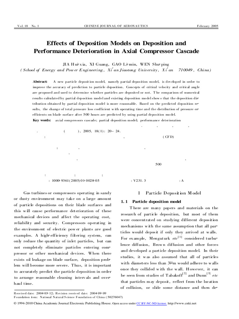 Effects of Deposition Models On Deposition and Perform - 2005 - Chinese ...