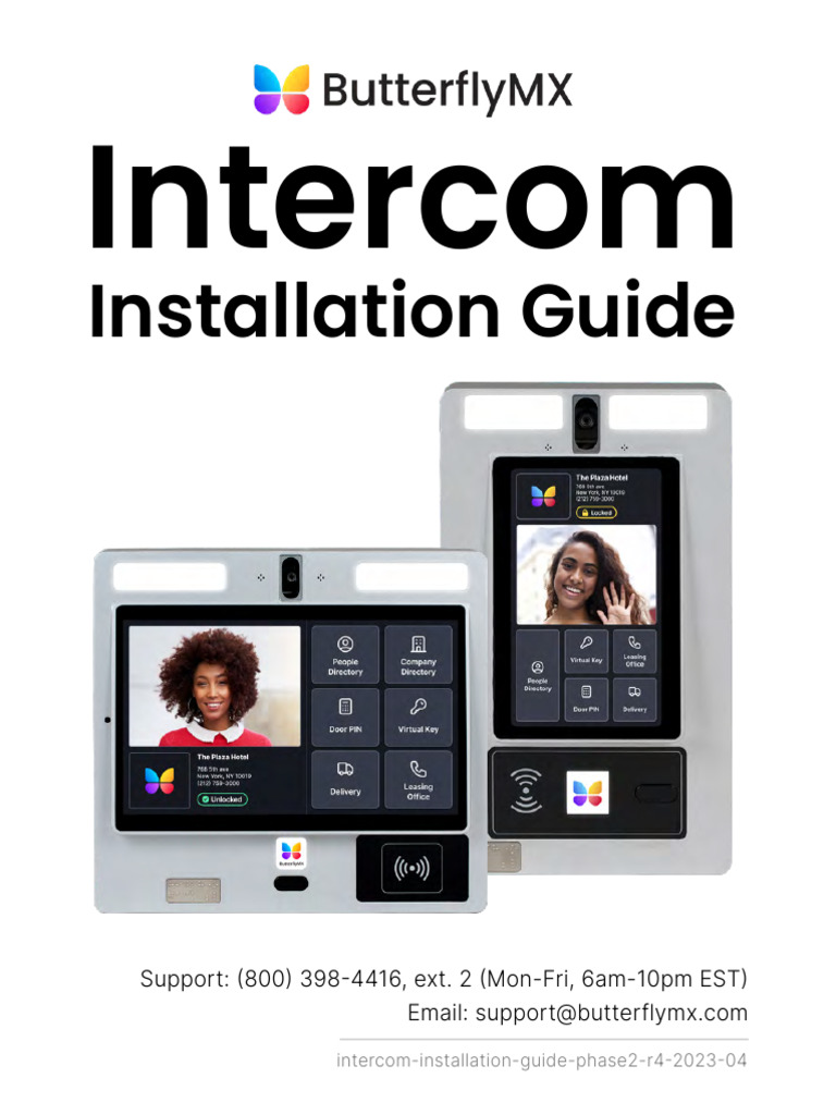 Butterflymx Intercom Installation Guide | PDF Butterflymx Intercom Installation Guide | PDF