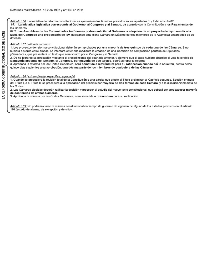 Reforma Constitucional | PDF | Instituciones sociales | Justicia