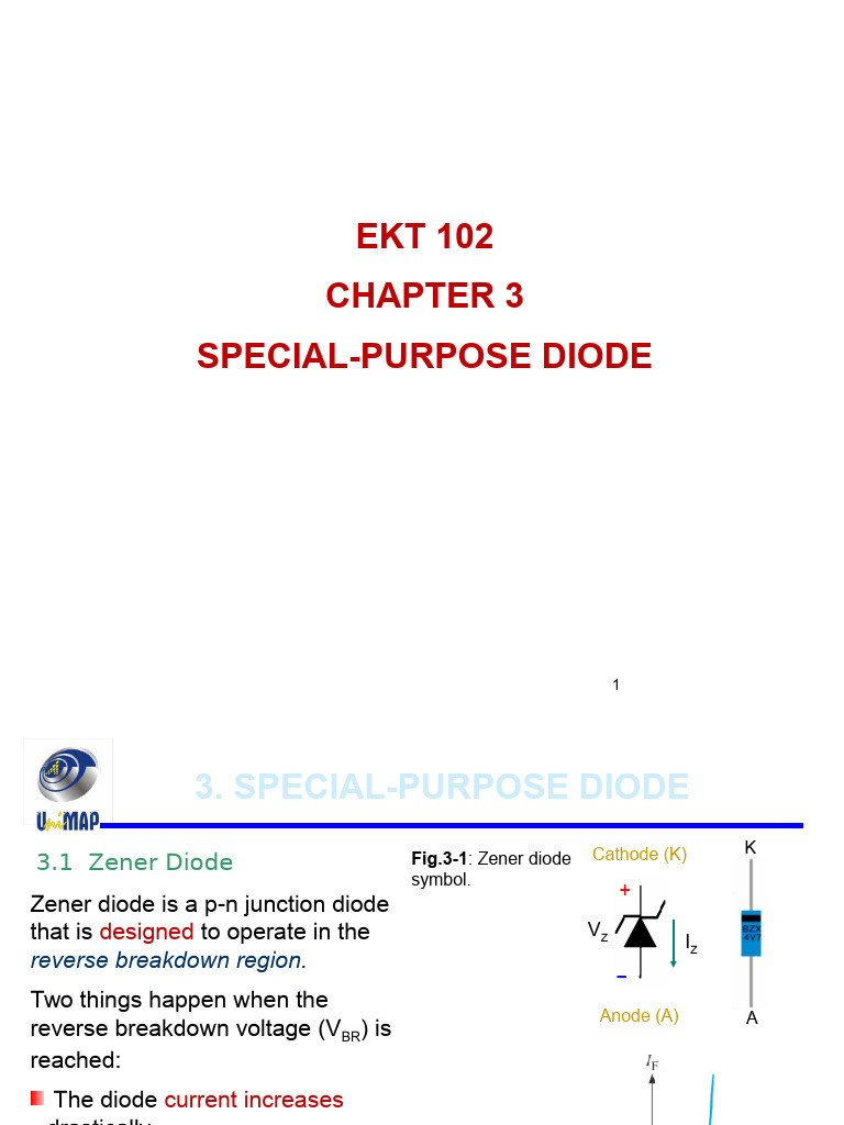Special Purpose Diode NOTES | PDF