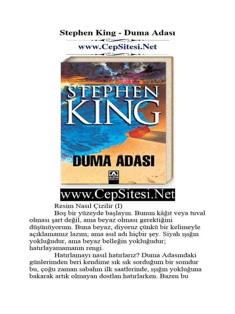 Stephen King Duma Adasi Mir - Az | PDF