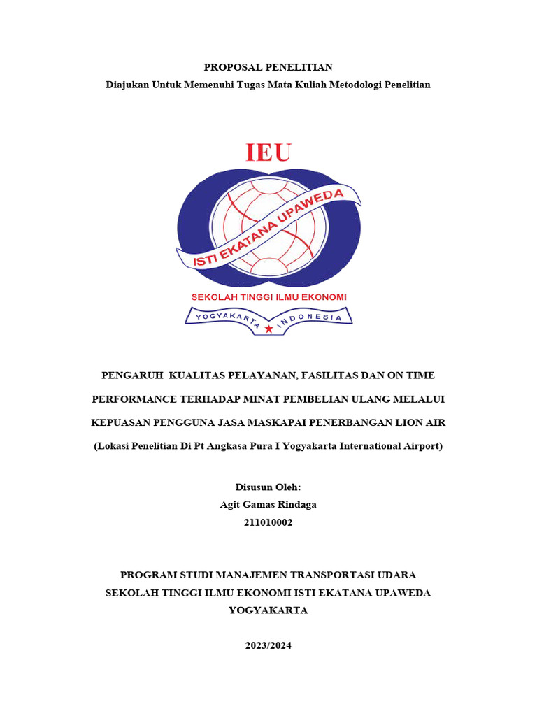 Proposal Metopen | PDF