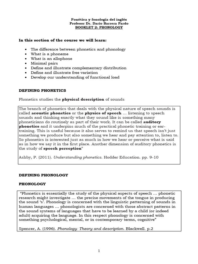 Cuadernillo 2 | PDF | Phonology | Phoneme