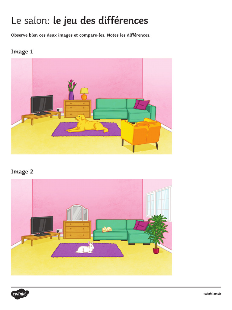 T3 FR 146 Living Room Spot The Difference | PDF