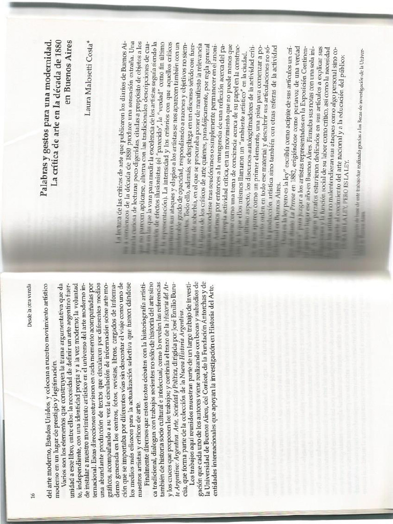 Wechsler, Desde La Otra Vereda | PDF