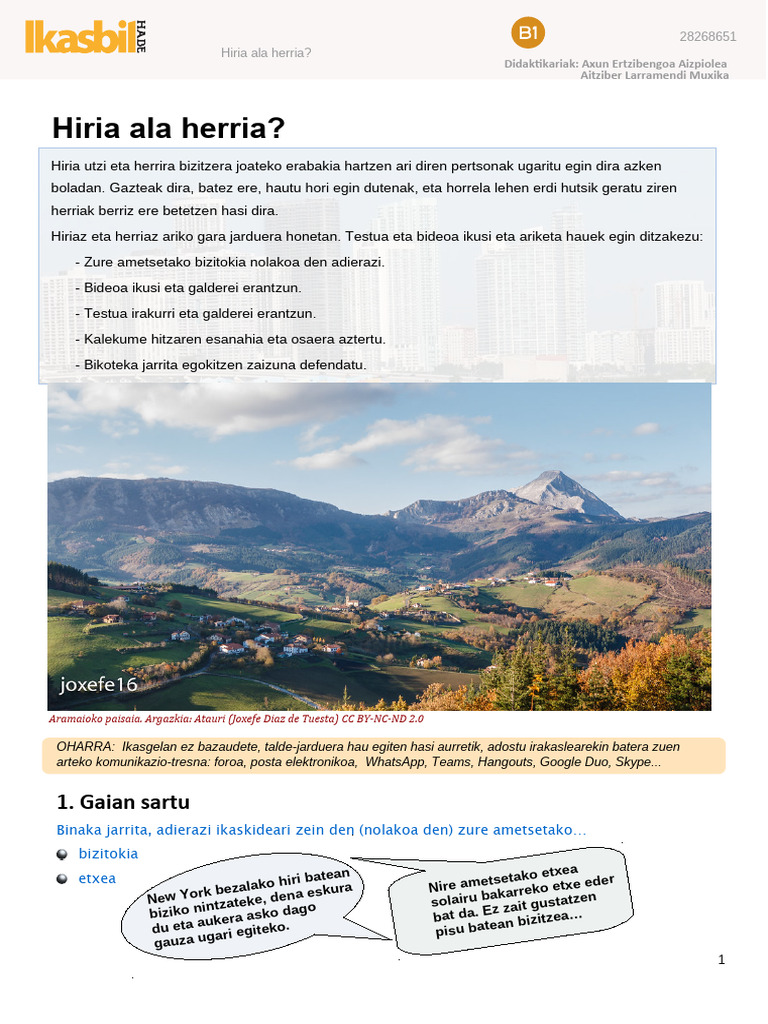 Hiria Ala Herria | PDF