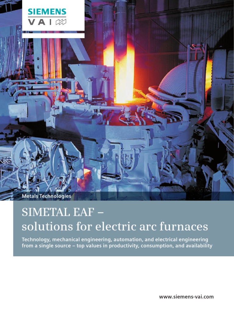 Siemens VAI - Types of Electric Arc Furnaces Technical Magazine | PDF ...