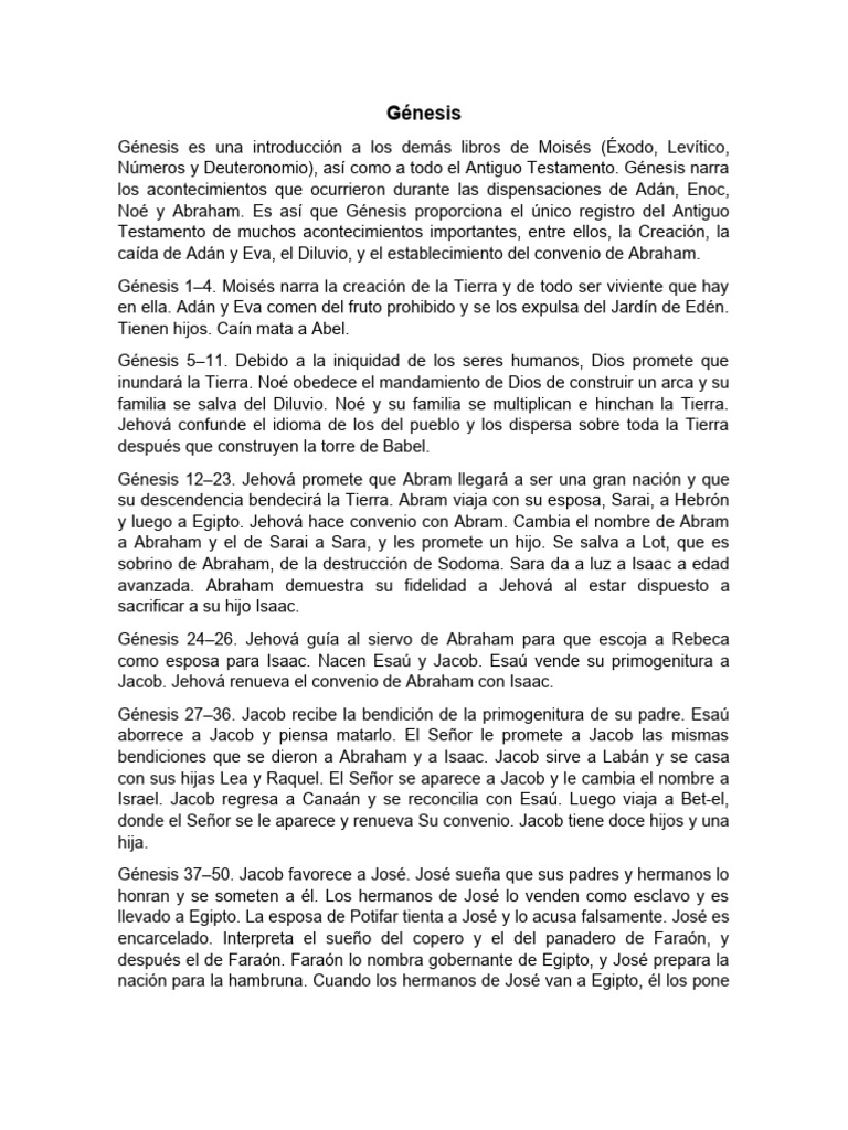 Resumen de La Biblia 2 | PDF