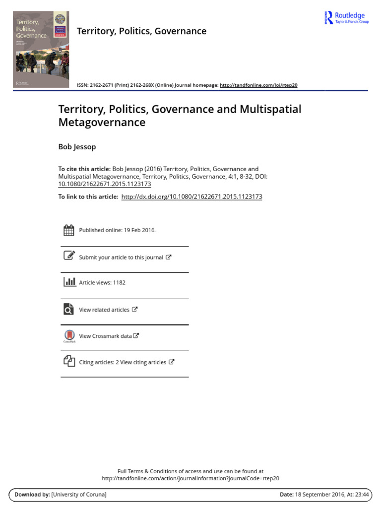 Bob Jessop - Territory Politics Governance and Multispatial ...