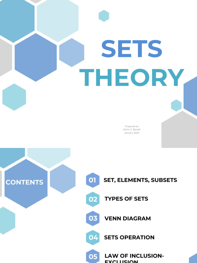 Set Theory 2023 (2nd Sem) | PDF | Set (Mathematics) | Numbers
