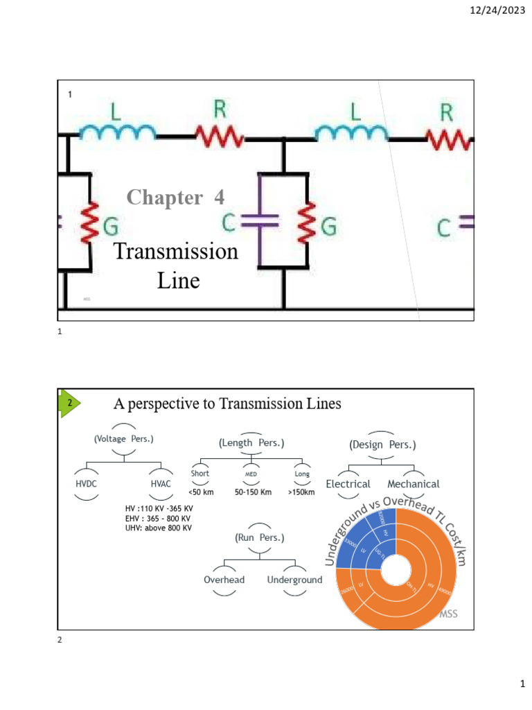 Chapter 4 Transmission Line Paramters - pptx1 | PDF