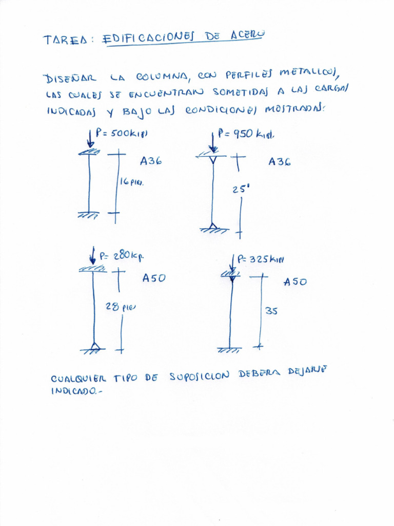 4c Ejercicios Colum Lamin | PDF
