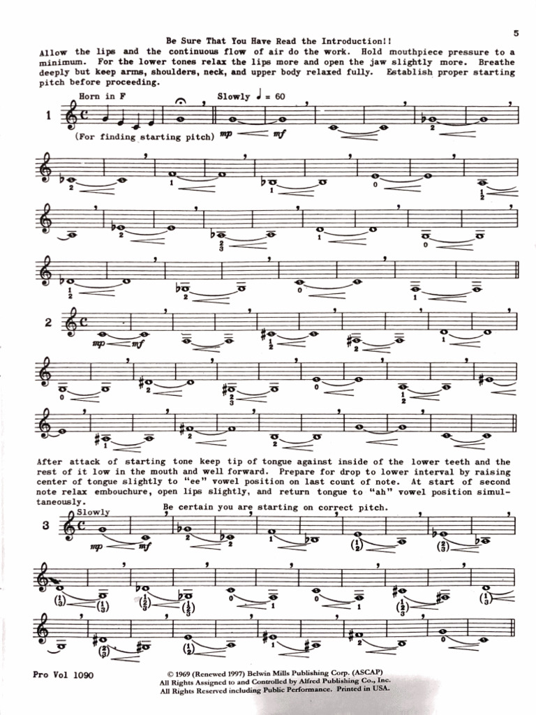 Lowell Little - Embouchure Builder | PDF