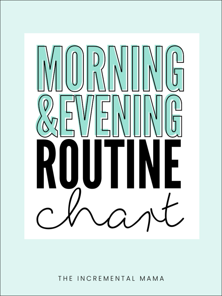 Edited - Morning & Evening Routine Optin | PDF | Social Institutions