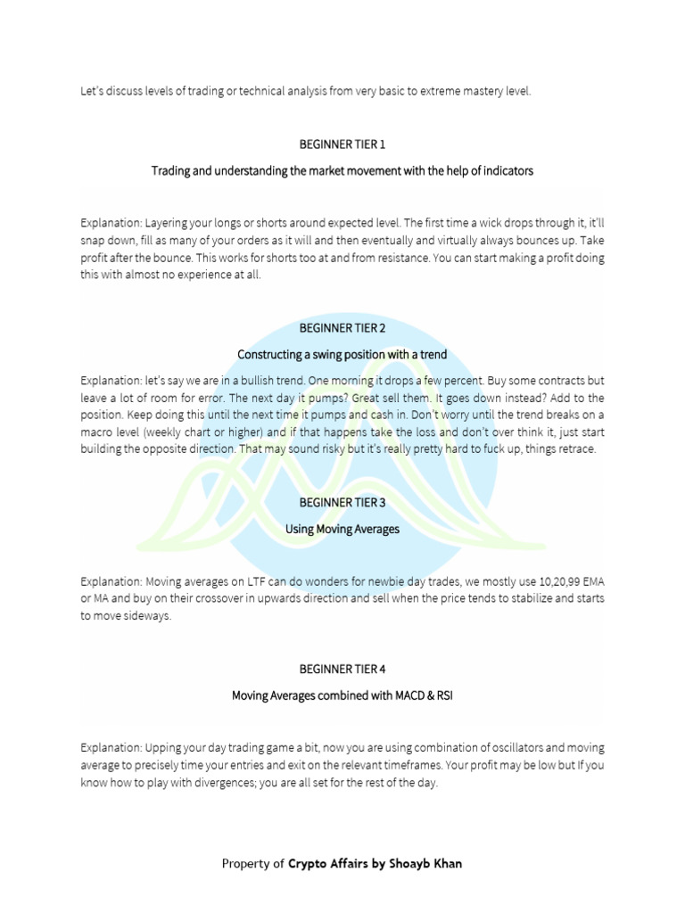Levels of Trading | Download Free PDF | Market (Economics) | Financial ...