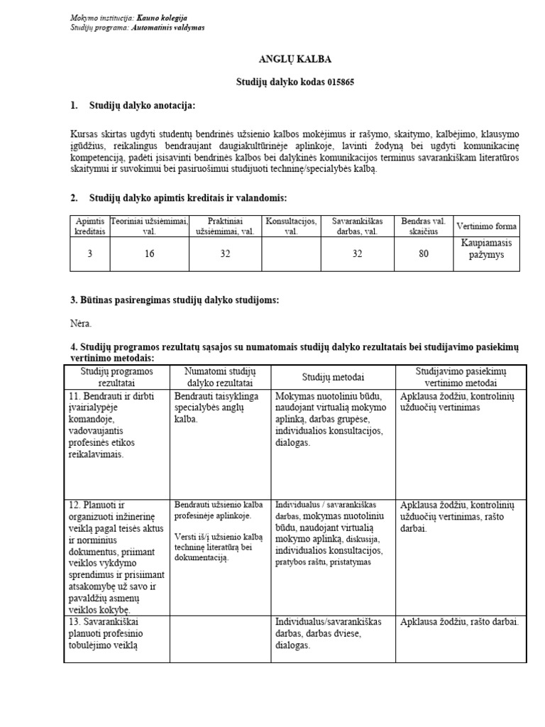 AR Anglu Kalba New 2020 | PDF