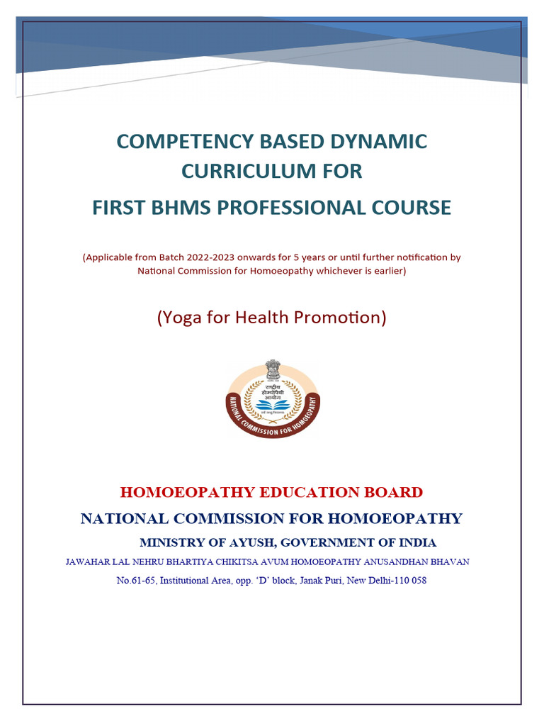 Yoga For Health Promotion | PDF | Yoga | Indian Philosophy