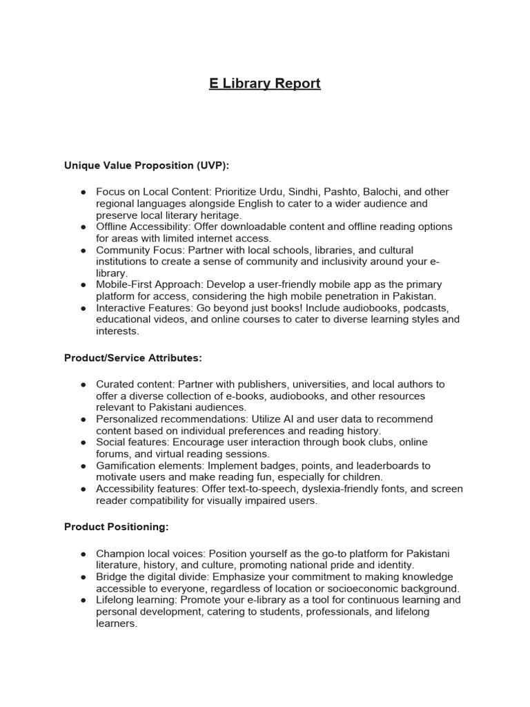 E Library Report | PDF | Digital Library | Libraries