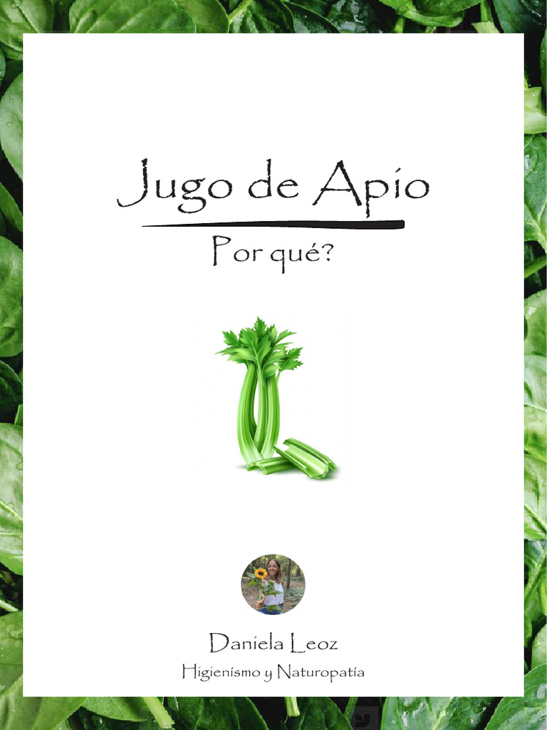 Beneficios del Jugo de Apio | PDF | Sistema digestivo humano | Hígado