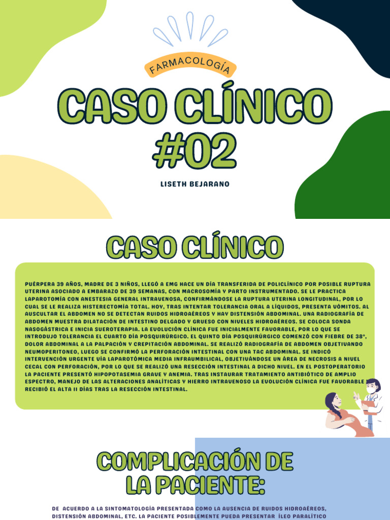 Caso Clinico 2 | Descargar gratis PDF | Medicina CLINICA | Enfermedades y trastornos