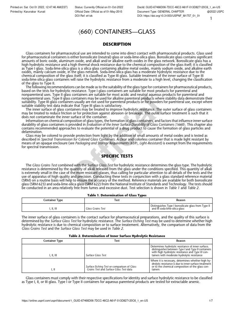 660 Containers Glass | PDF | Glasses | Spectrophotometry