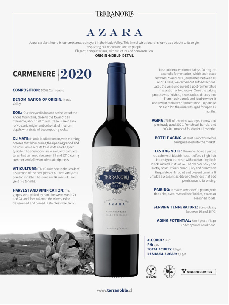 Vino AZARA 750ml | PDF