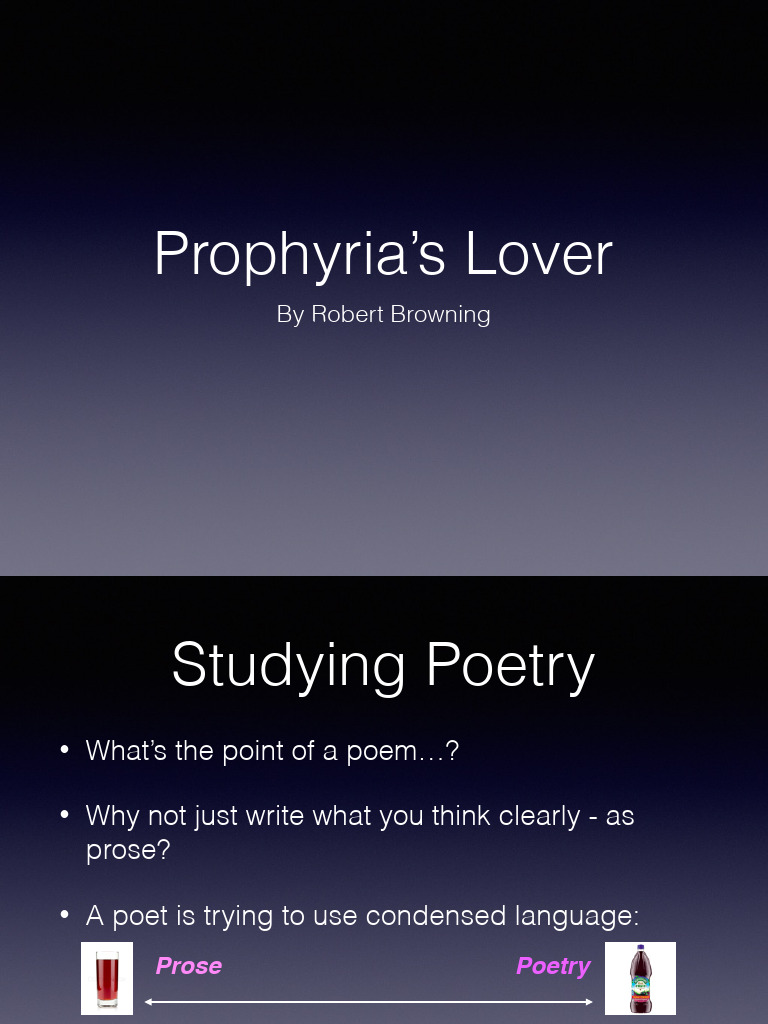 Porphyrias Lover | Download Free PDF | Poetry | Poetics