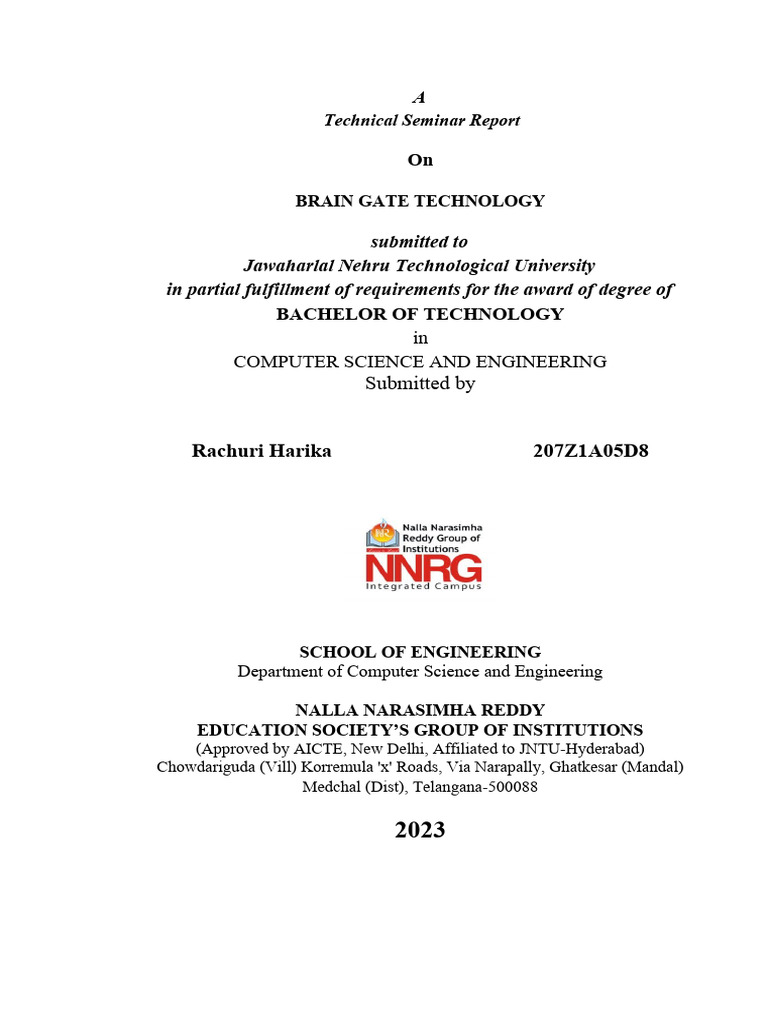 Braingate Technology | PDF | Neuroscience