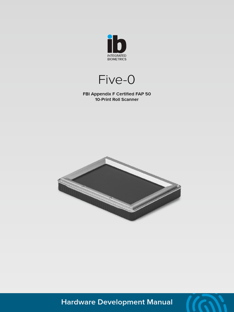 IB Five0 HWManual - MAN05142021 | PDF | Image Scanner | Usb